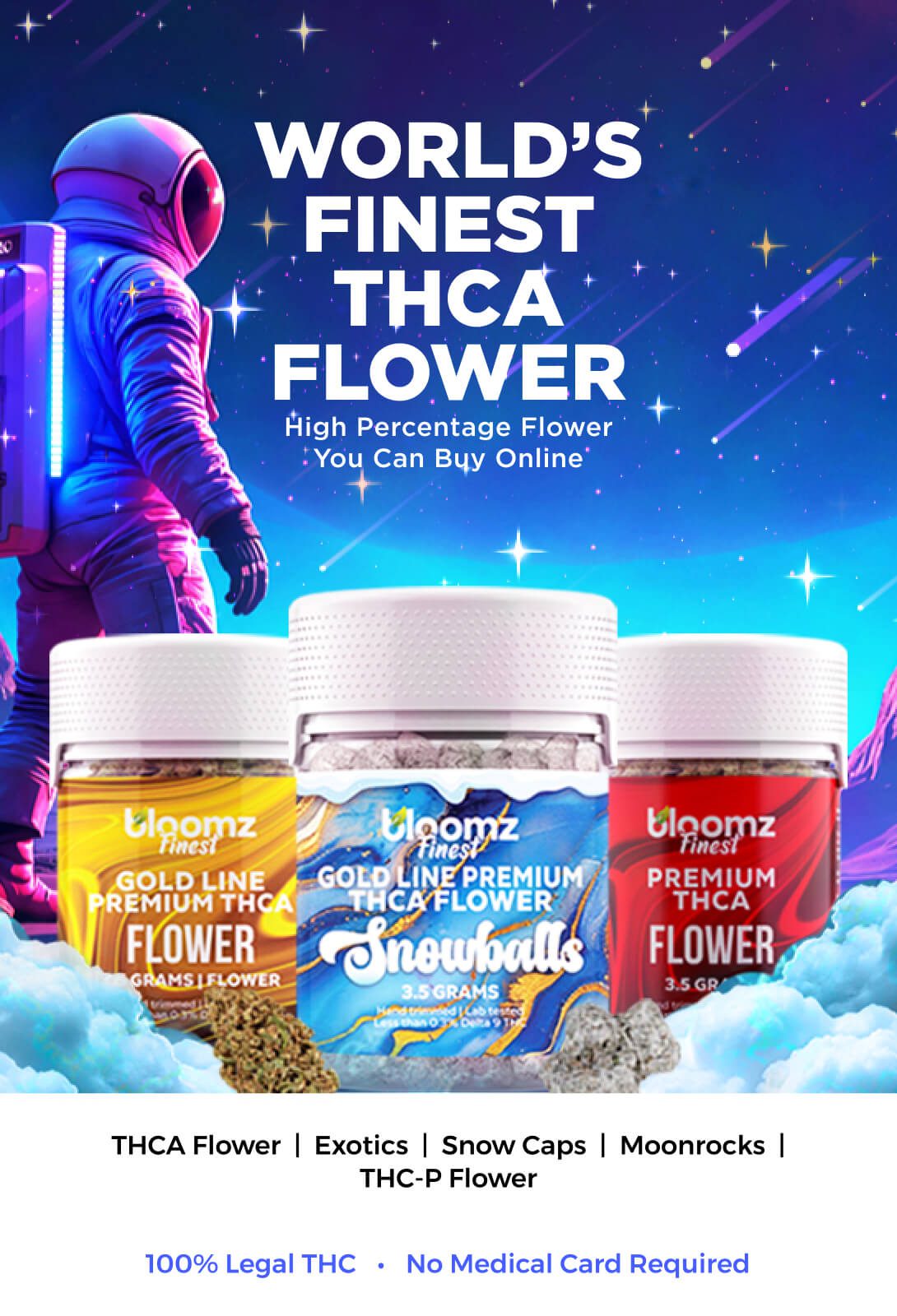 Bloomz Hemp | Shop Snow Caps, Flowers & Exotics